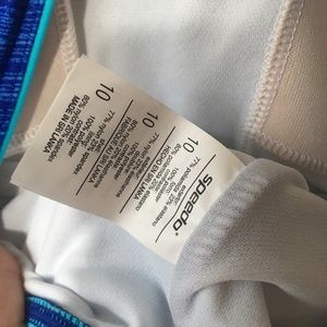 Speedo | Swim | Speedo Blue Heathered One Piece Bathing Suit | Poshmark